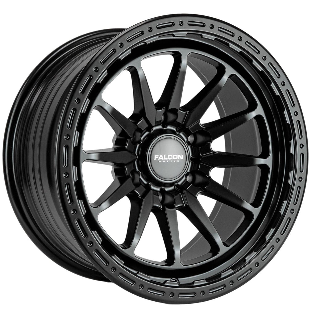 TC1 - Excel Matte Black 17x9 | Best Price in 2025 at Falcon Off-Road Wheels